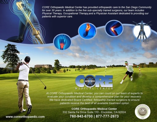 CORE ORTHOPAEDIC MEDICAL CENTER - Updated January 2026 - 172 Reviews ...