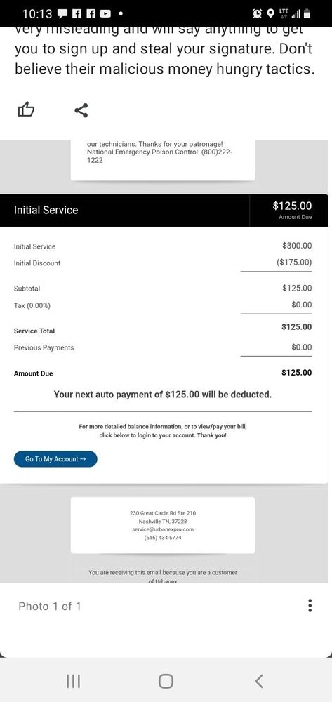 URBANEX PEST CONTROL - Updated September 2025 - 10 Photos & 52 Reviews ...