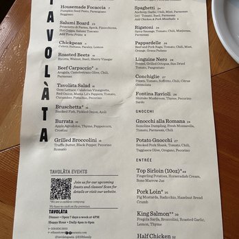 TAVOLÀTA - Updated May 2025 - 103 Photos & 121 Reviews - 221 N Walls St ...