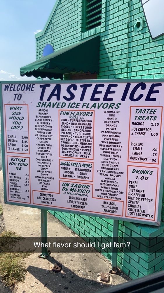 TASTEE ICE - Updated August 2024 - 17 Photos & 23 Reviews - 829 S Belt ...