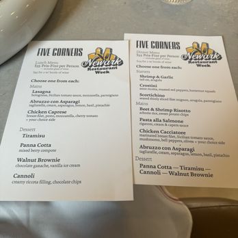 FIVE CORNERS RISTORANTE - Updated October 2025 - 241 Photos & 70 Reviews - 10 Wilson Ave, Newark ...