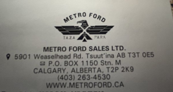 METRO FORD - Updated May 2026 - 10 Photos - 5901 Weaselhead Road, Tsuut ...