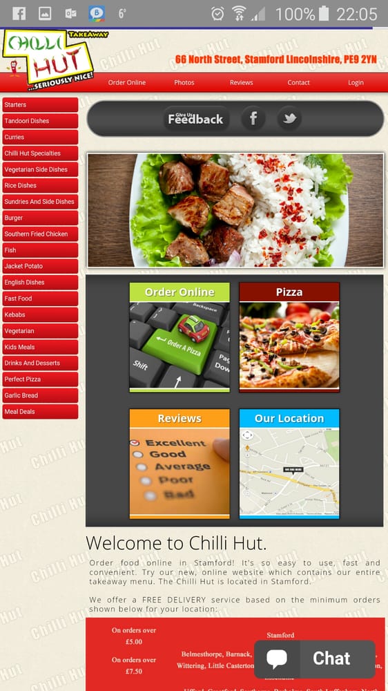 CHILLI HUT - 66 North Street, Lincoln, United Kingdom - Fast Food ...