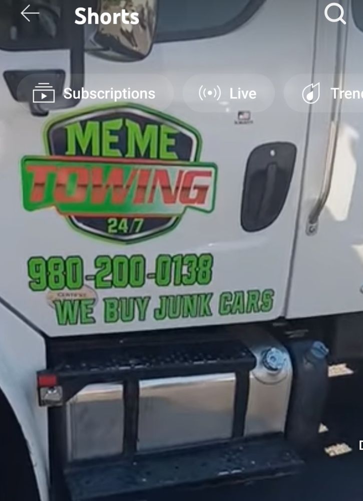 MEME TOWING - Updated December 2025 - 7619 Old Statesville Rd ...