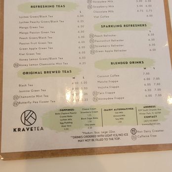 KRAVE TEA - Updated April 2025 - 509 Photos & 248 Reviews - 839 S ...