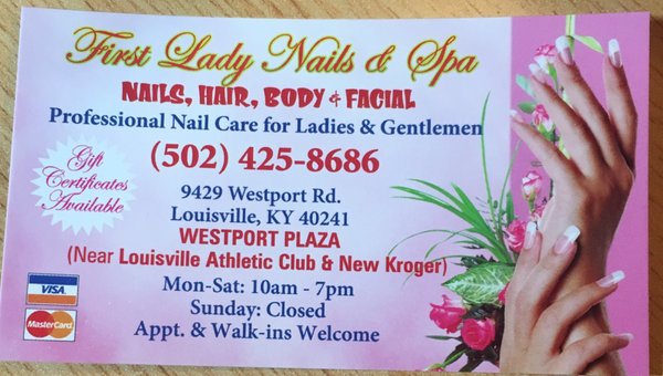FIRST LADY NAIL - Updated December 2025 - 9429 Westport Rd, Louisville ...