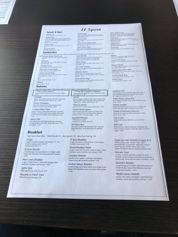 EL SPERO FAMILY RESTAURANT - 17 Photos & 20 Reviews - 2420 Lakeshore ...