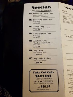 CIRO’S PIZZA PASTA AND SUBS - Updated October 2025 - 11 Photos & 23 ...