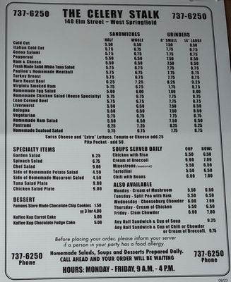 CELERY STALK - Updated December 2025 - 24 Photos & 53 Reviews - 140 Elm ...