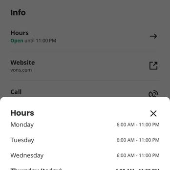 VONS - Updated July 2024 - 32 Photos & 90 Reviews - 2938 Tapo Cyn Rd ...