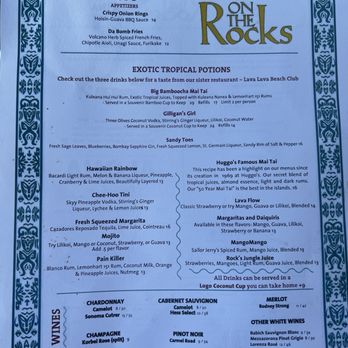 ON THE ROCKS - Updated July 2024 - 1869 Photos & 1778 Reviews - 75-5824 ...