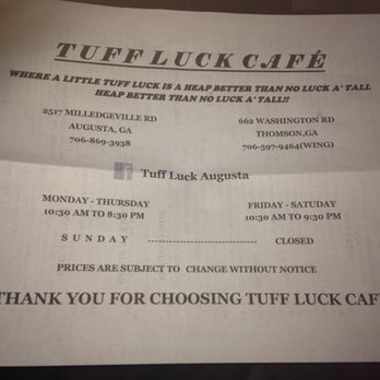 TUFF LUCK CAFÉ - Updated June 2025 - 35 Photos & 26 Reviews - 2517 ...
