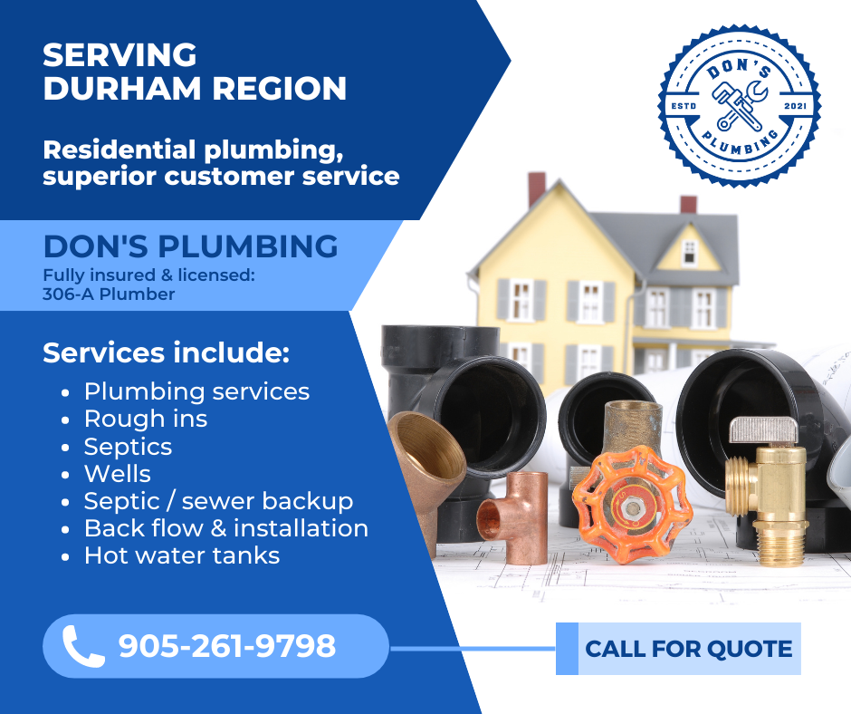 DONS PLUMBING - Updated December 2024 - Request a Quote - Port Hope ...