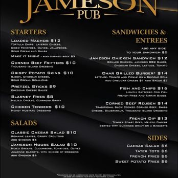 THE JAMESON PUB - Updated October 2025 - 35 Photos & 13 Reviews - 675 ...