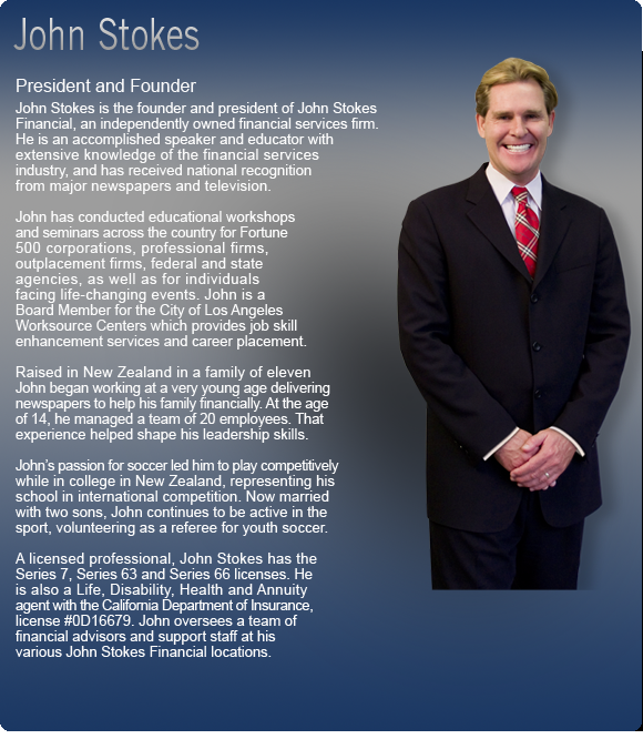 JOHN STOKES FINANCIAL - Updated July 2024 - 2030 Main St, Irvine ...