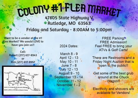 COLONY 1 FLEA MARKET - Updated December 2025 - 47805 State Highway V ...