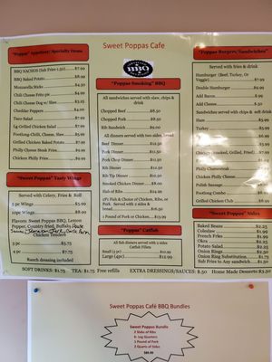 SWEET POPPAS CAFE - 5231 E Broadway St, North Little Rock, AR - Menu - Yelp