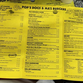 POP’S DOGS & MA’S BURGERS - Updated March 2025 - 121 Photos & 97 ...