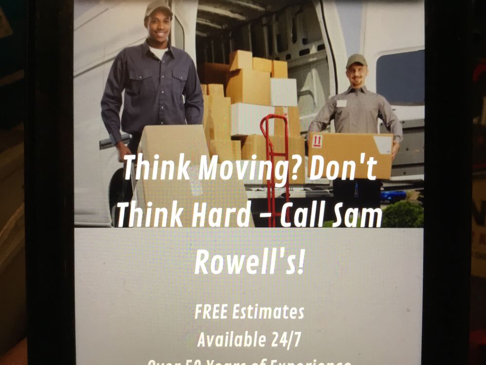 SAM ROWELL’S MOVING & HAULING - Updated August 2025 - Pleasantville ...