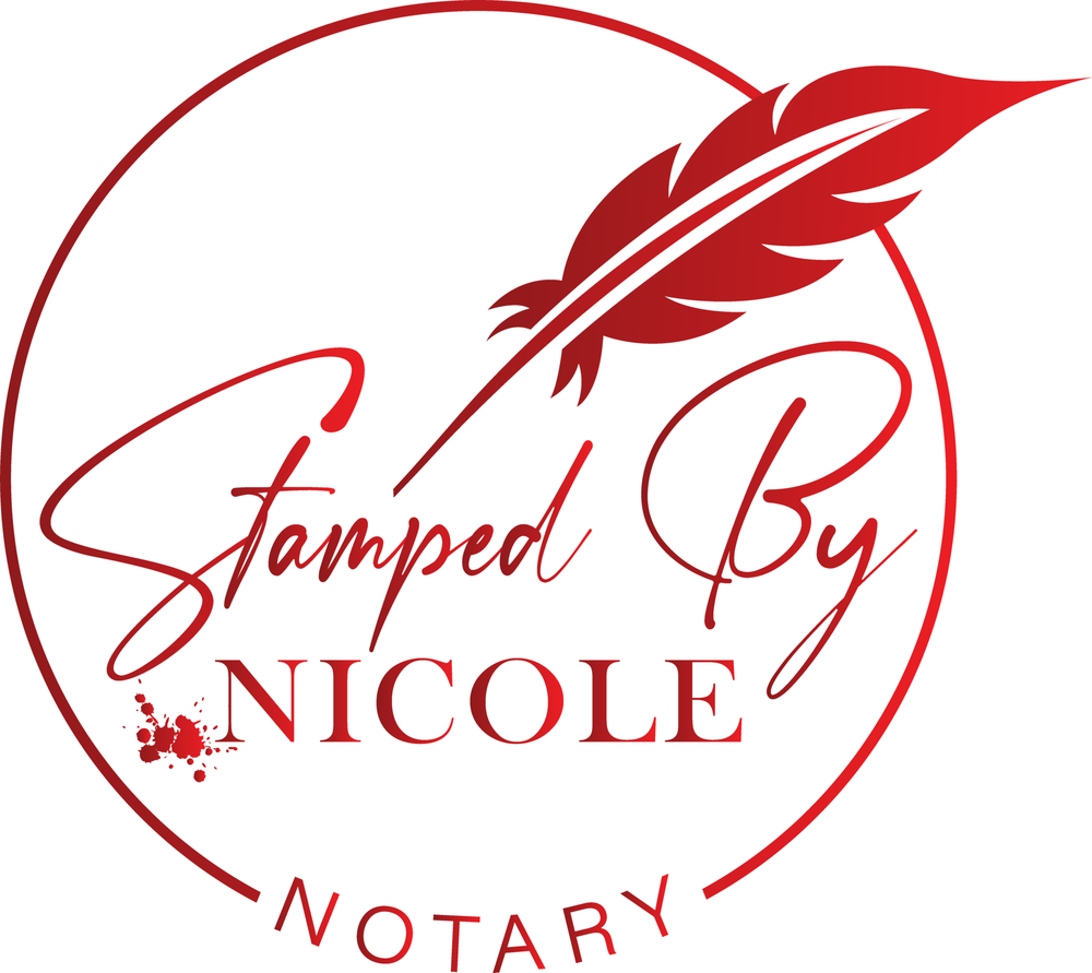 STAMPED BY NICOLE NOTARY - Updated December 2025 - Request a Quote ...