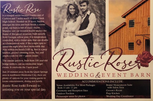 RUSTIC ROSE BARN - Updated October 2025 - 8540 S MacArthur Blvd ...