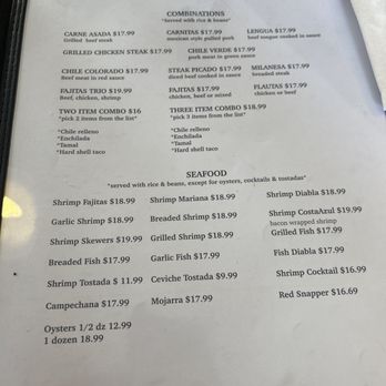 CHEVO’S MEXICAN RESTAURANT & SEAFOOD - Updated December 2024 - 109 ...