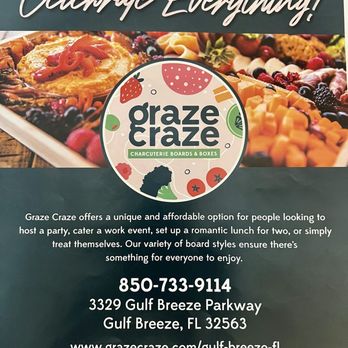GRAZE CRAZE - Updated November 2024 - 18 Photos - 3329 Gulf Breeze Pkwy ...