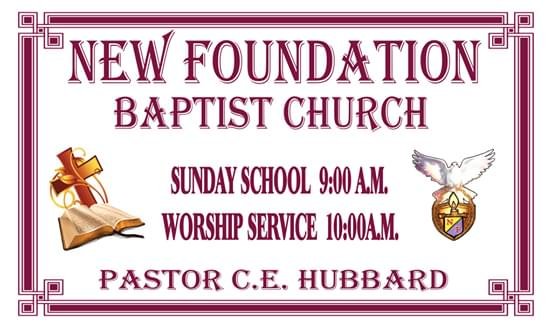 NEW FOUNDATION BAPTIST CHURCH - Updated October 2025 - 2755 N Watkins ...