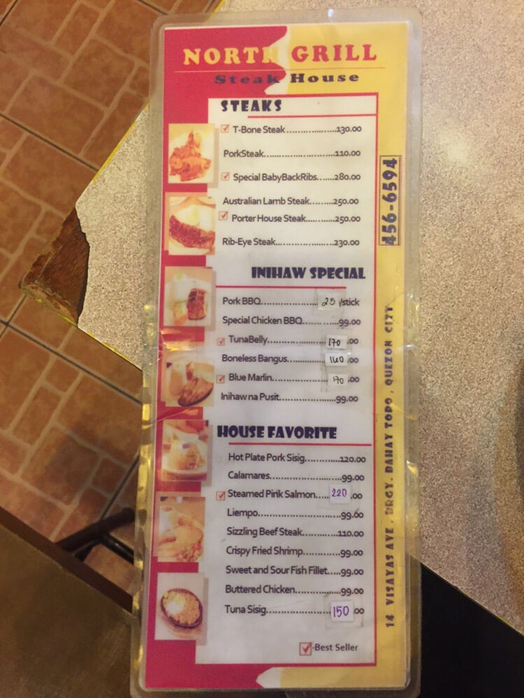 NORTH GRILL STEAK HOUSE - Updated October 2025 - 14 Visayas Avenue ...