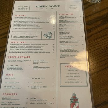 GREEN POINT SEAFOOD & OYSTER BAR - Updated October 2024 - 135 Photos ...