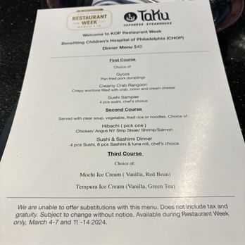 TAKU JAPANESE STEAKHOUSE - Updated May 2025 - 249 Photos & 129 Reviews ...