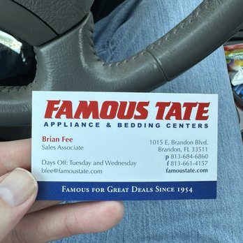 FAMOUS TATE APPLIANCE & BEDDING CENTER - Updated December 2025 - 26 ...