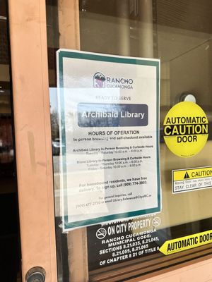 RANCHO CUCAMONGA PUBLIC LIBRARY - Updated October 2025 - 54 Photos & 63 Reviews - 7368 Archibald ...