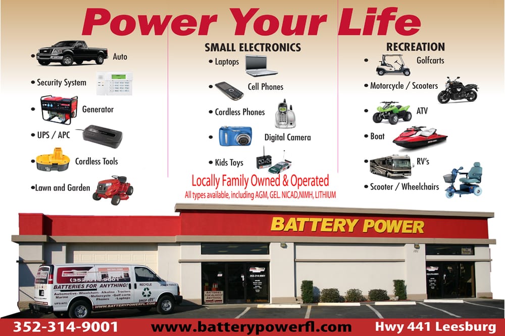 BATTERY POWER - Updated July 2025 - 101 W N Blvd, Leesburg, Florida ...