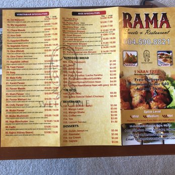 RAMA SWEETS & RESTAURANT - Updated September 2024 - 107 7028-120th ...