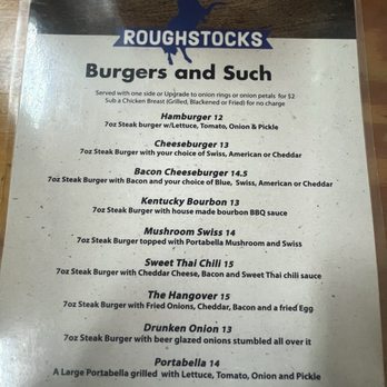 ROUGHSTOCKS GRILL - Updated December 2025 - 22 Photos & 11 Reviews ...