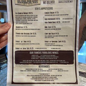 FIFTH QUARTER & PRESS ROOM EATERY - Updated December 2025 - 52 Photos ...