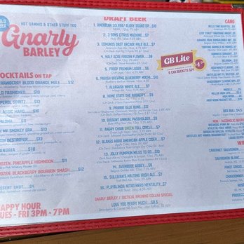 THE GNARLY BARLEY - Updated August 2024 - 1011 Photos & 782 Reviews ...