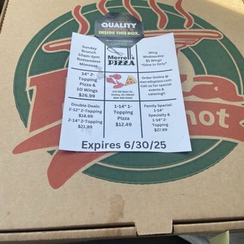 MERRELL’S PIZZA - Updated July 2025 - 48 Photos & 65 Reviews - 101 NE ...