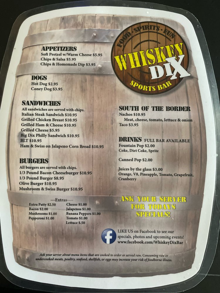 WHISKEY DIX - Updated January 2026 - 5788 Dixie Hwy, Saginaw, Michigan ...