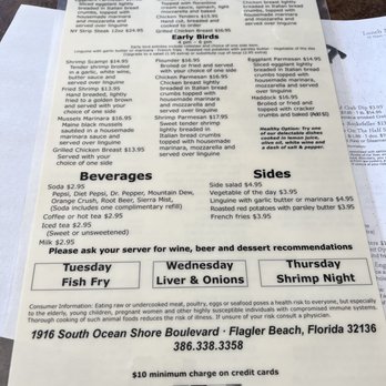 THE NET BY GEORGE - Seafood Restaurant - 1916 S Ocean Shore Blvd ...