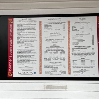 BENNER’S BAGELS PIZZA N’ WHAT NOSH - Updated November 2025 - 24 Photos ...