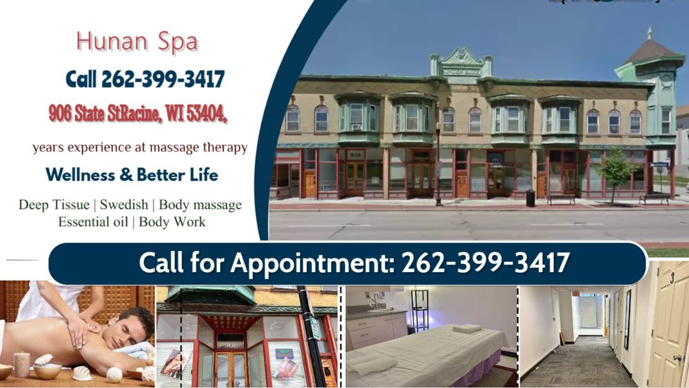 HUNAN SPA - Updated August 2024 - Request an Appointment - 906 State St ...