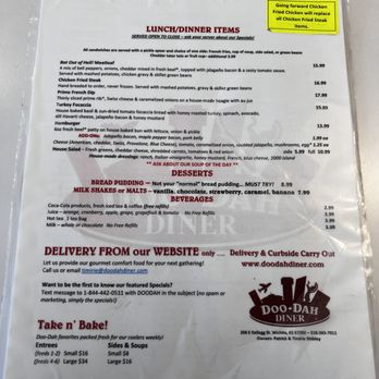 DOO-DAH DINER - Updated January 2025 - 1024 Photos & 1251 Reviews (4.4 ...