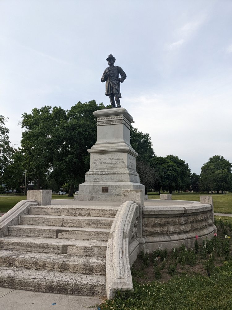 JAMES B STEEDMAN STATUE - 2140 N Summit St, Toledo, Ohio - Landmarks ...