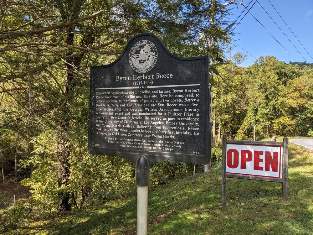 BYRON HERBERT REECE HISTORICAL MARKER - Updated August 2025 - 8552 ...