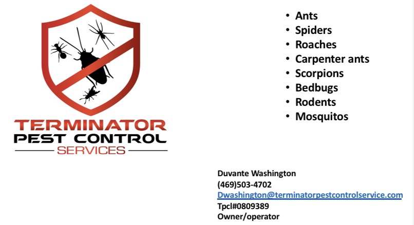 TERMINATOR PEST CONTROL SERVICES - Updated February 2025 - Arlington ...