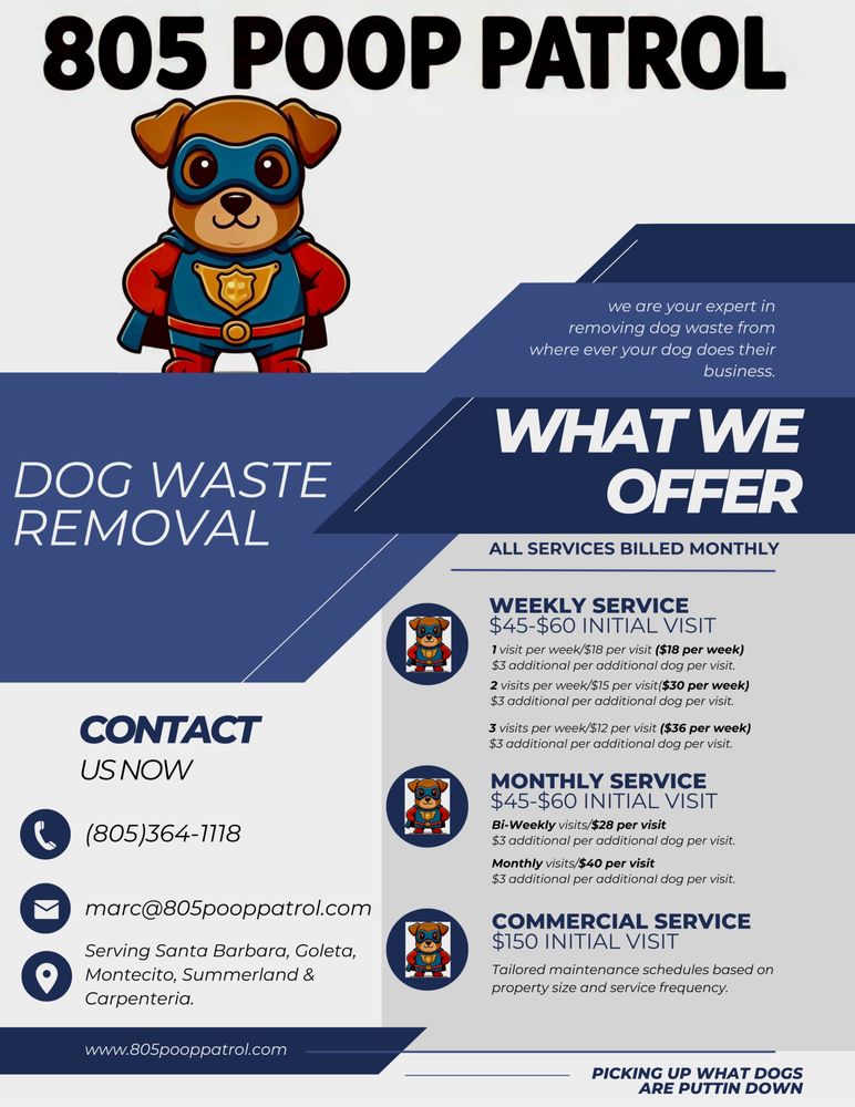 805 POOP PATROL - Updated September 2025 - Request Information - Goleta ...