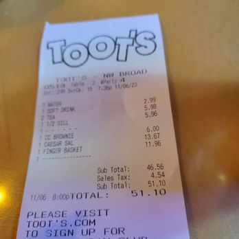 TOOT’S RESTAURANT - Updated July 2024 - 132 Photos & 209 Reviews - 860 ...