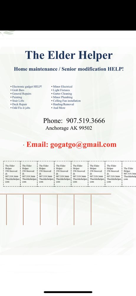 THE ELDER HELPER - Updated October 2024 - Anchorage, Alaska - Elder ...